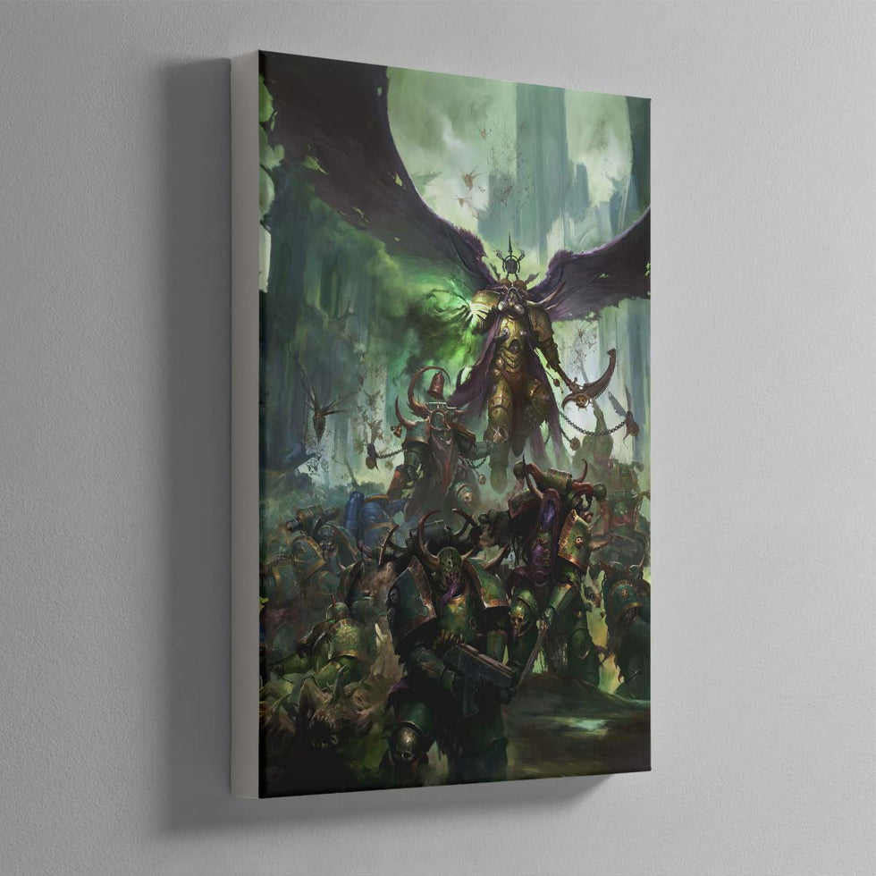 Mortarion, Daemon Primarch of Nurgle (Portrait) - Warhammer Art