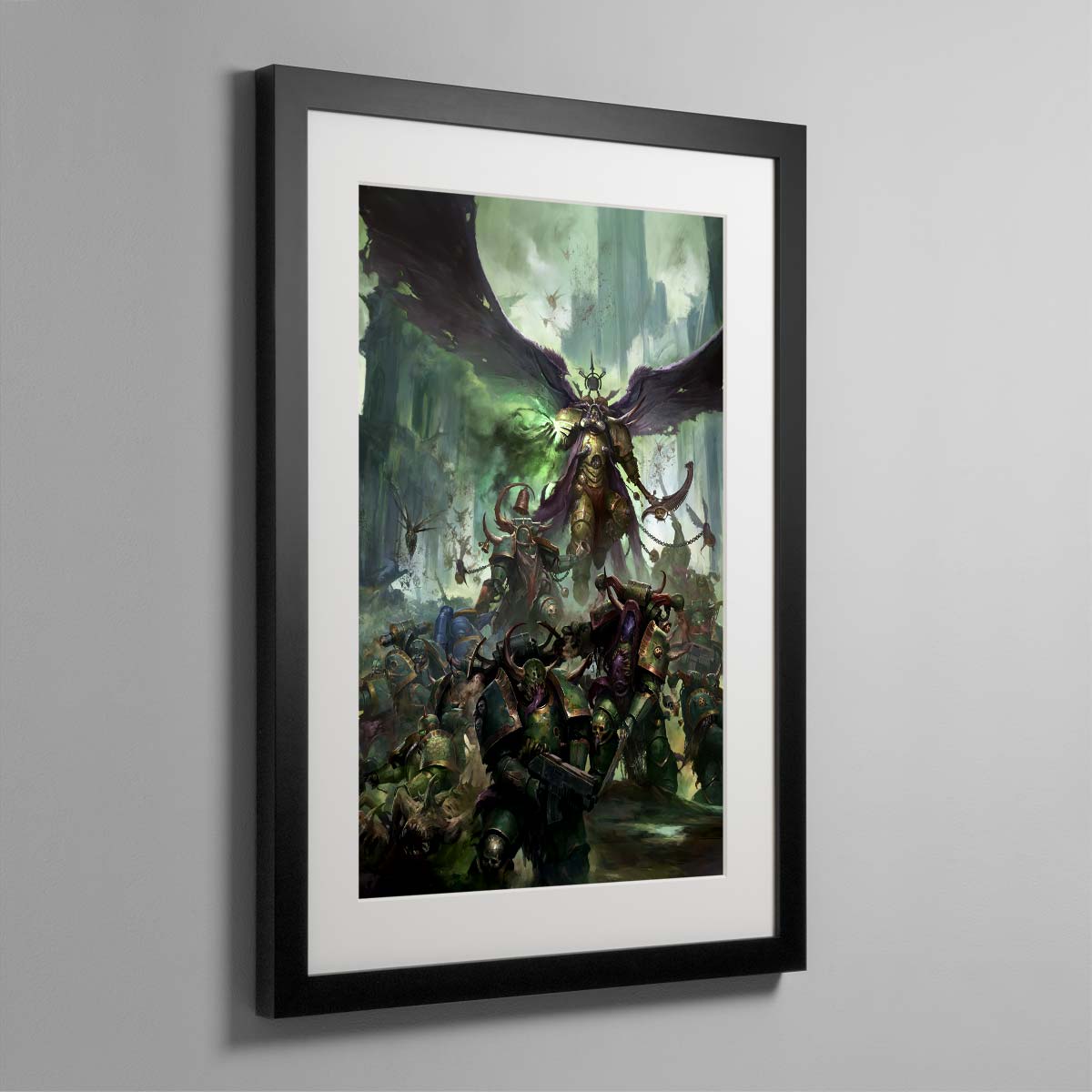 Mortarion, Daemon Primarch of Nurgle (Portrait) Art Print – Warhammer ...