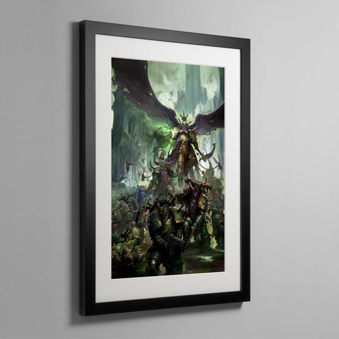 Mortarion, Daemon Primarch of Nurgle (Portrait) Art Print – Warhammer ...
