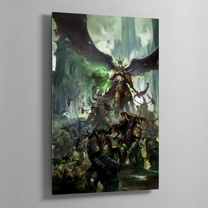 Mortarion, Daemon Primarch of Nurgle (Portrait) - Warhammer Art