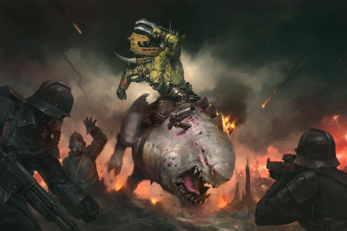 Mozrog Skragbad - Warhammer Art