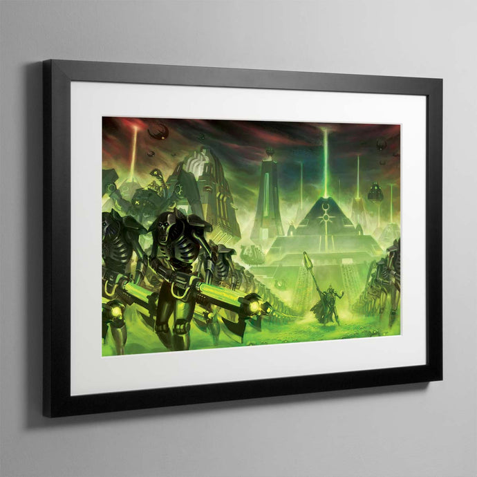 Necron Artwork Homeworld Art Print – Warhammer 40K Collectible ...