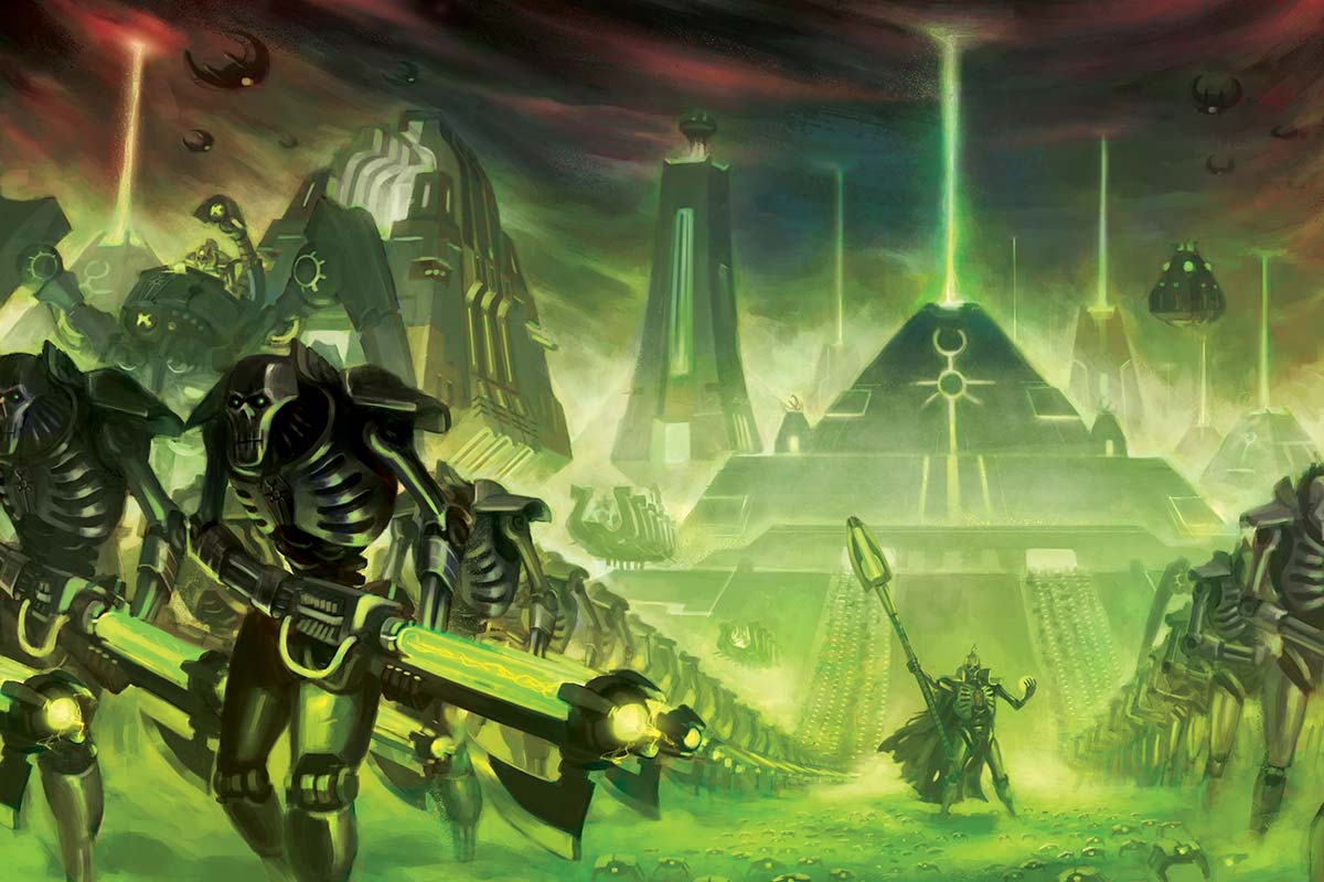 Necron Artwork Homeworld Art Print – Warhammer 40K Collectible – Warhammer Art