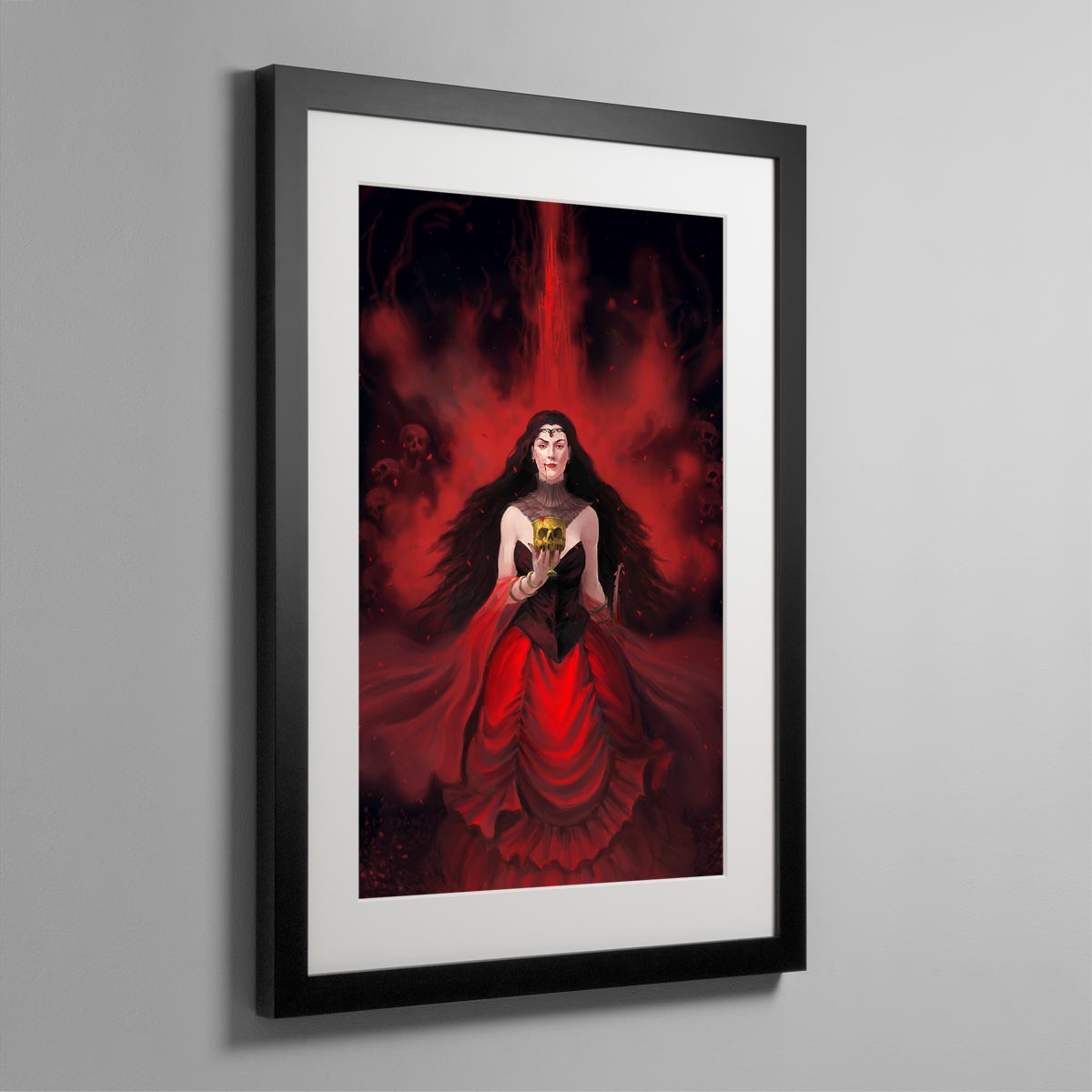Neferata - Mortarch Of Blood Art Print – Age of Sigmar Collectible ...