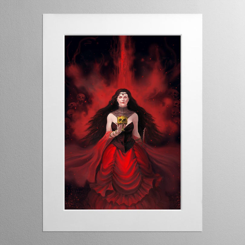 Neferata - Mortarch Of Blood Art Print – Age of Sigmar Collectible ...