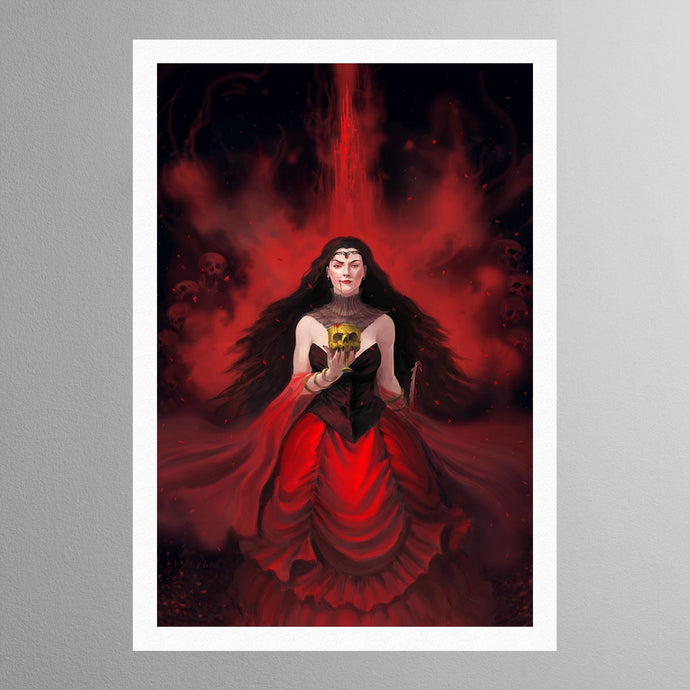 Neferata - Mortarch Of Blood - Warhammer Art