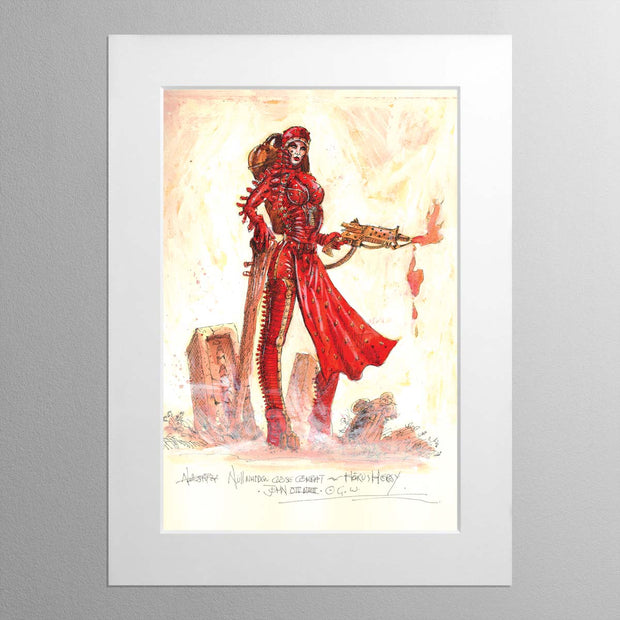Null Maiden Art Print – Warhammer 40K Collectible – Warhammer Art