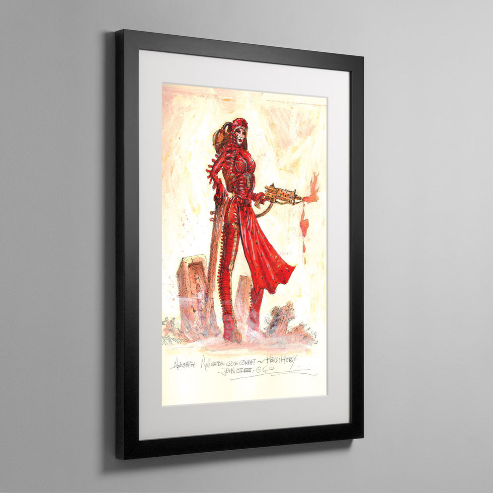Null Maiden Art Print – Warhammer 40K Collectible – Warhammer Art