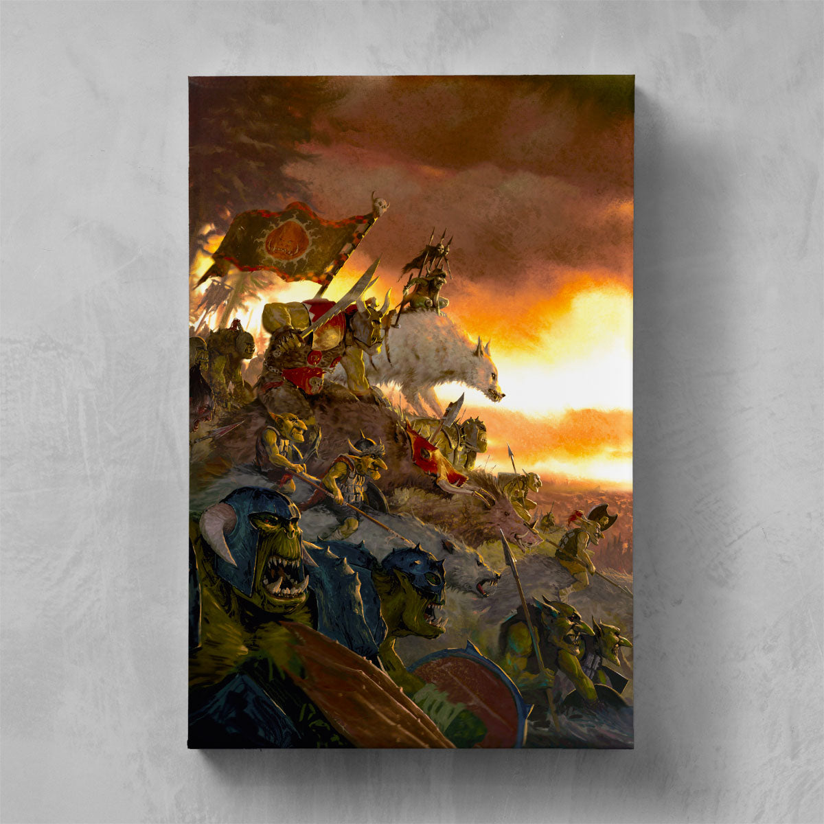 Orc and Goblin Tribes Art Print – Warhammer 40K Collectible ...