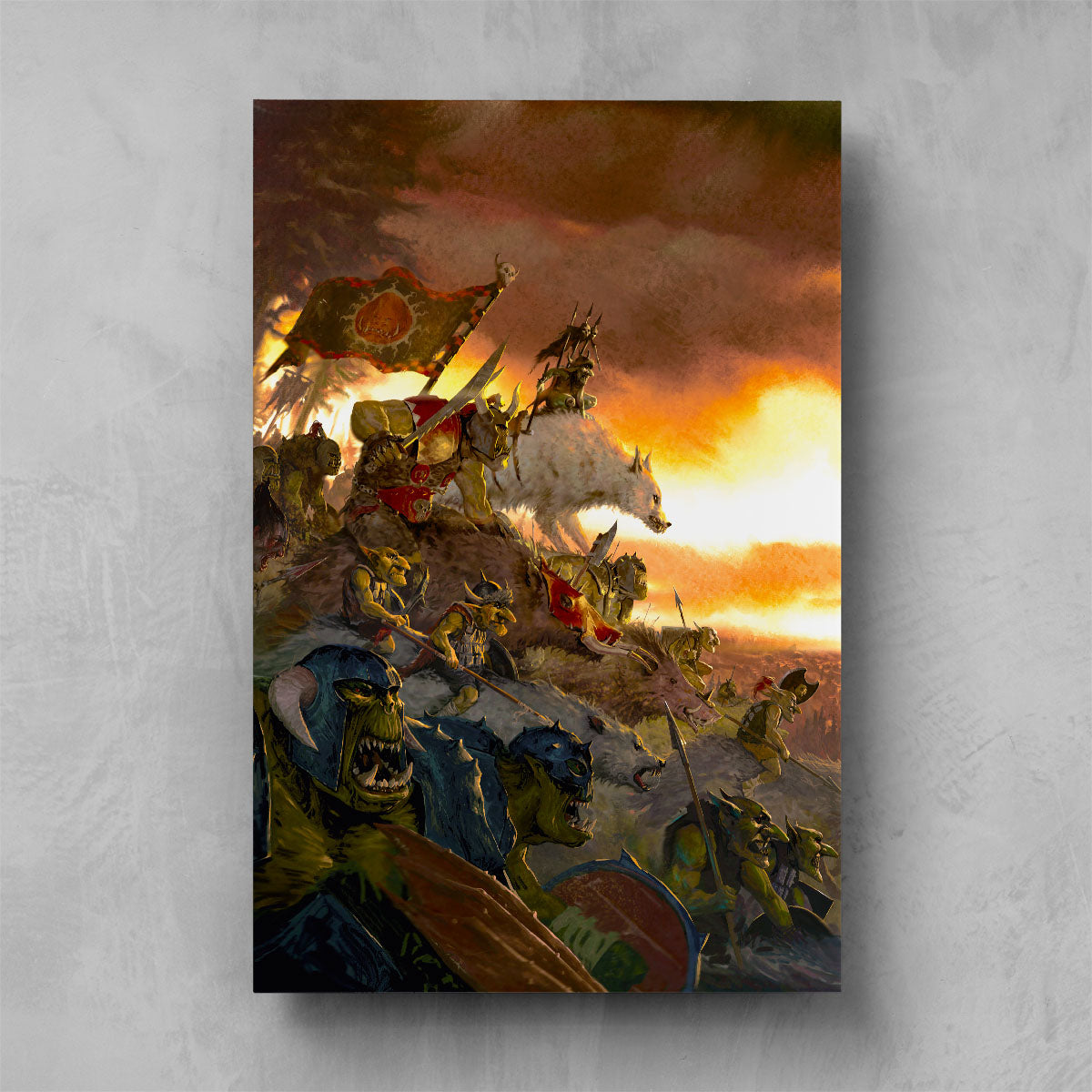 Orc and Goblin Tribes Art Print – Warhammer 40K Collectible ...