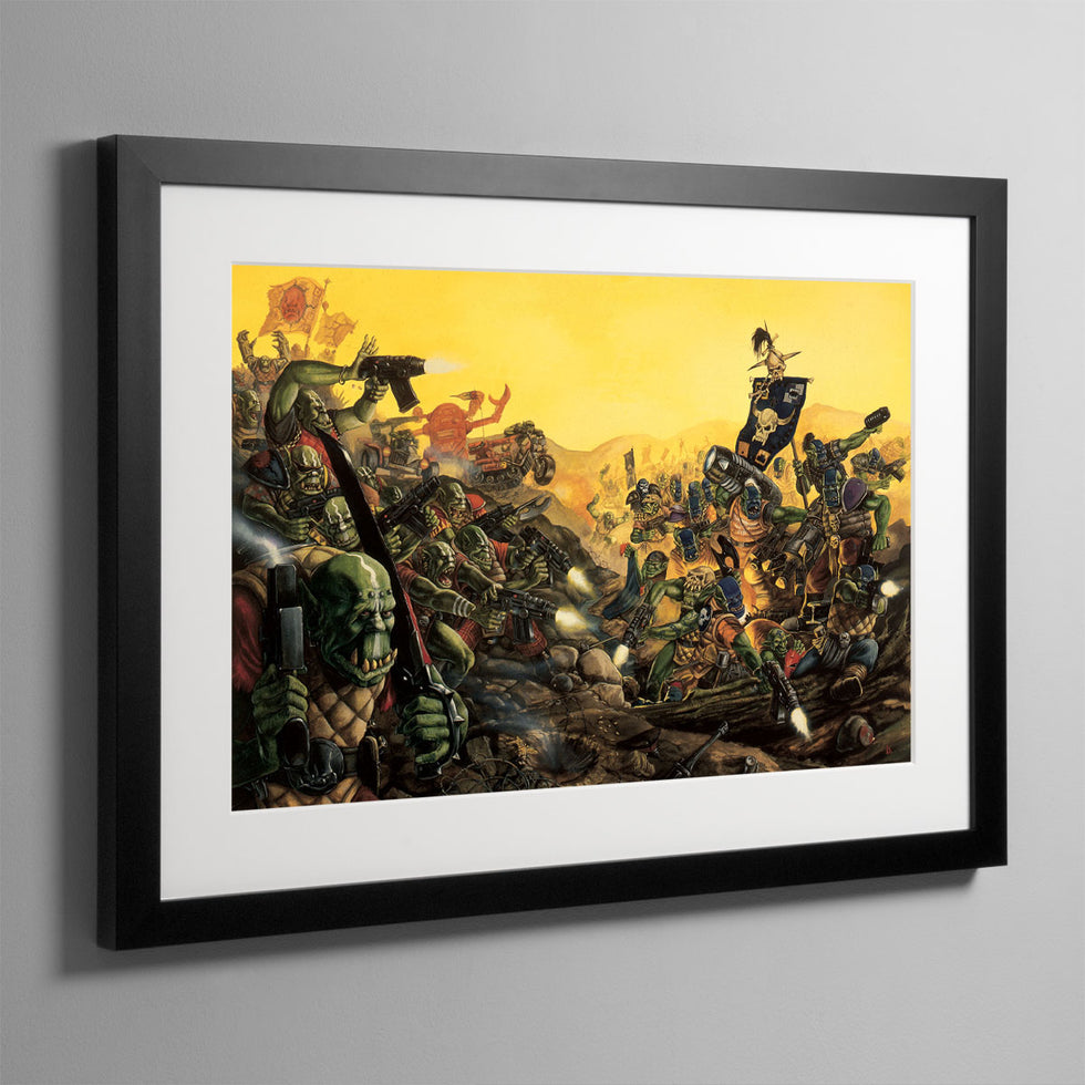 Rogue Trader Orks Art Print – Warhammer 40K Collectible – Warhammer Art