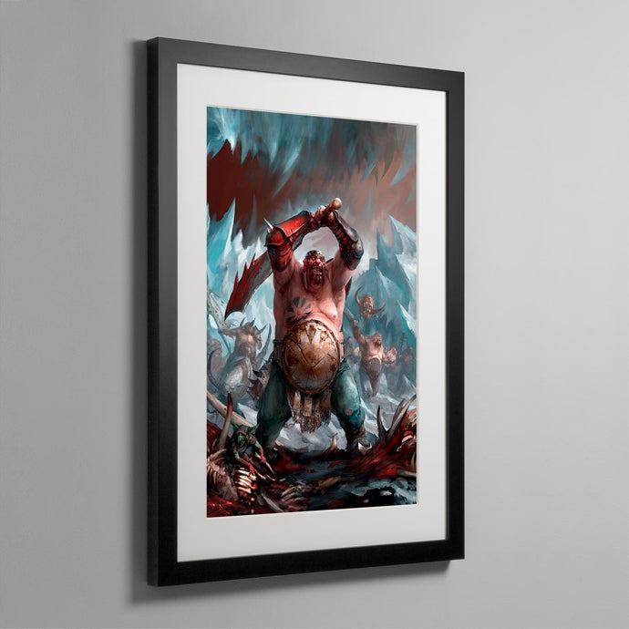 Ogor MawTribes Art Print – Age of Sigmar Collectible – Warhammer Art
