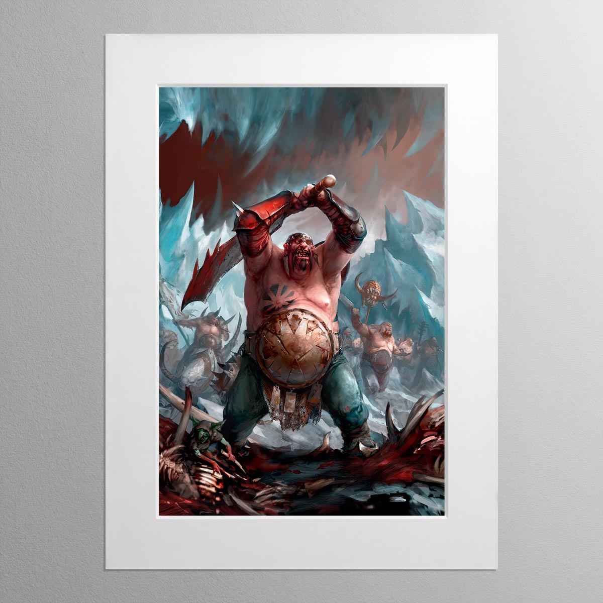 Ogor MawTribes Art Print – Age of Sigmar Collectible – Warhammer Art