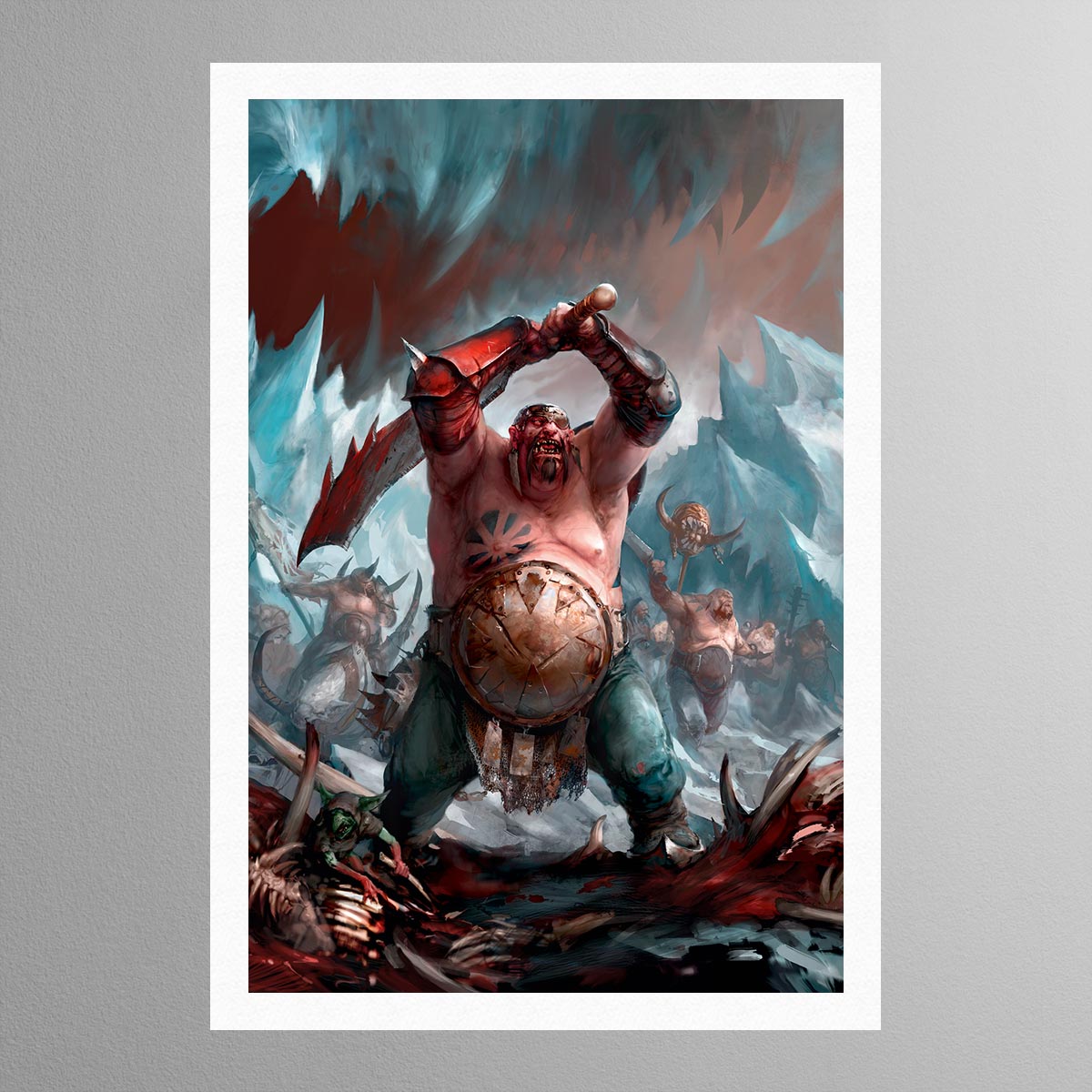 Ogor MawTribes Art Print – Age of Sigmar Collectible – Warhammer Art