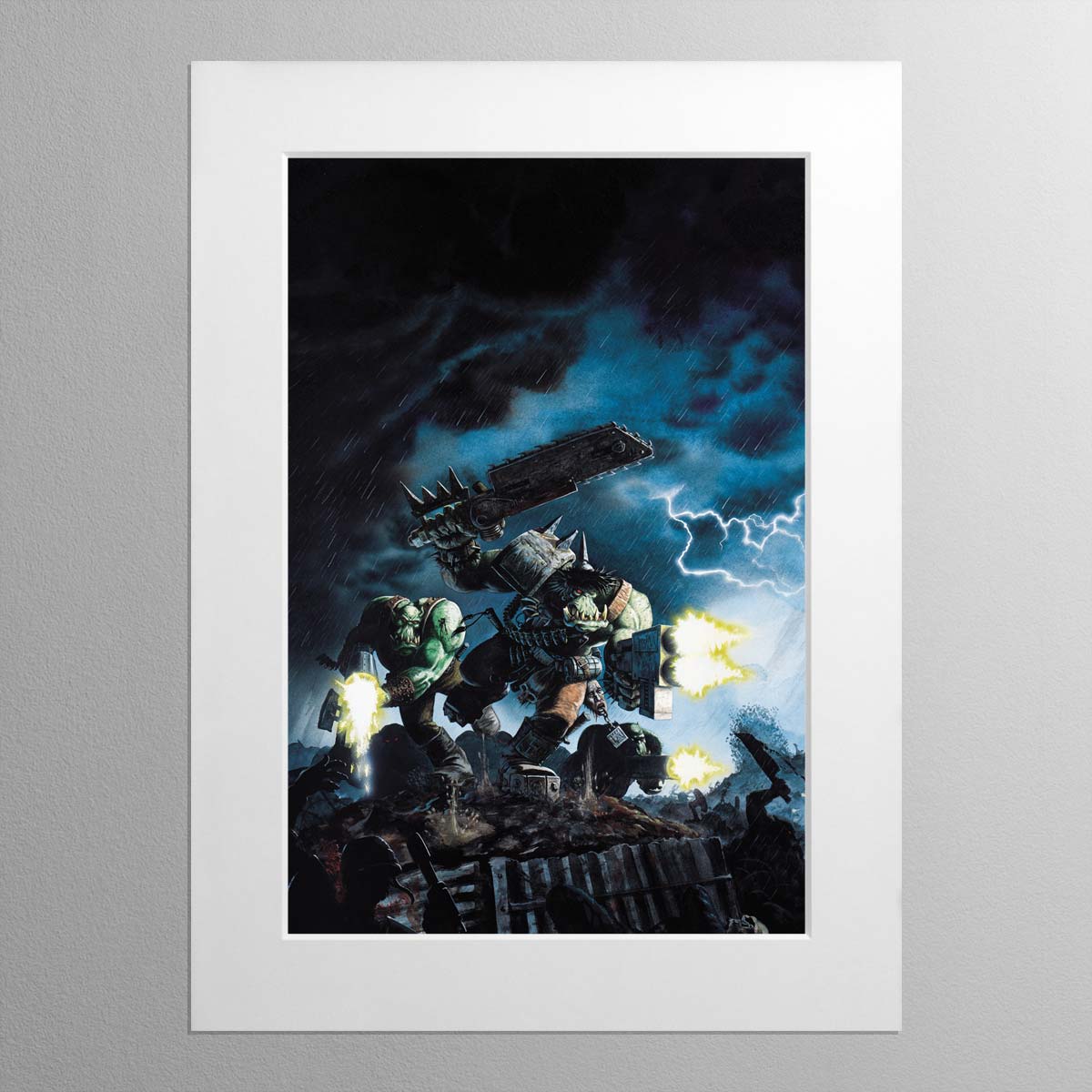Ork Boyz Art Print – Warhammer 40K Collectible – Warhammer Art