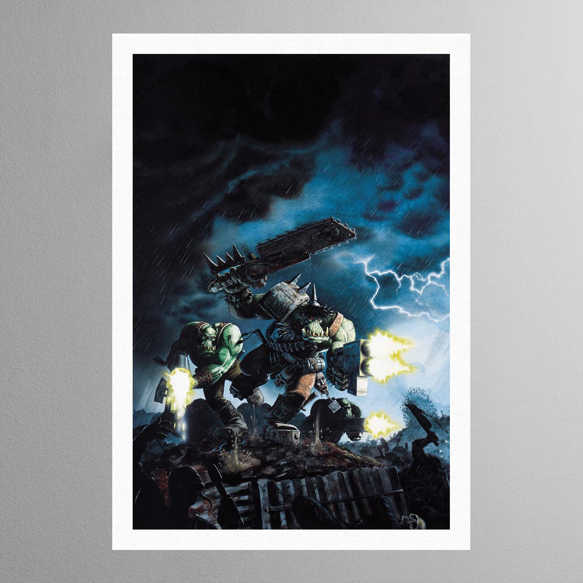 Ork Boyz Art Print – Warhammer 40K Collectible – Warhammer Art