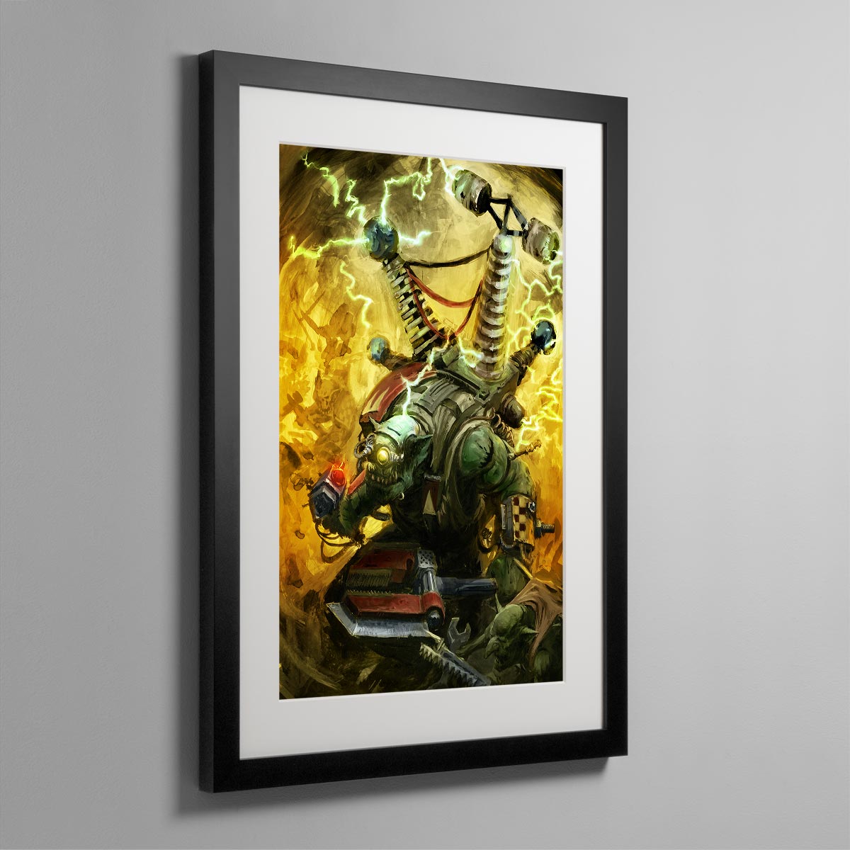 Ork Mekboy Art Print – Warhammer 40K Collectible – Warhammer Art
