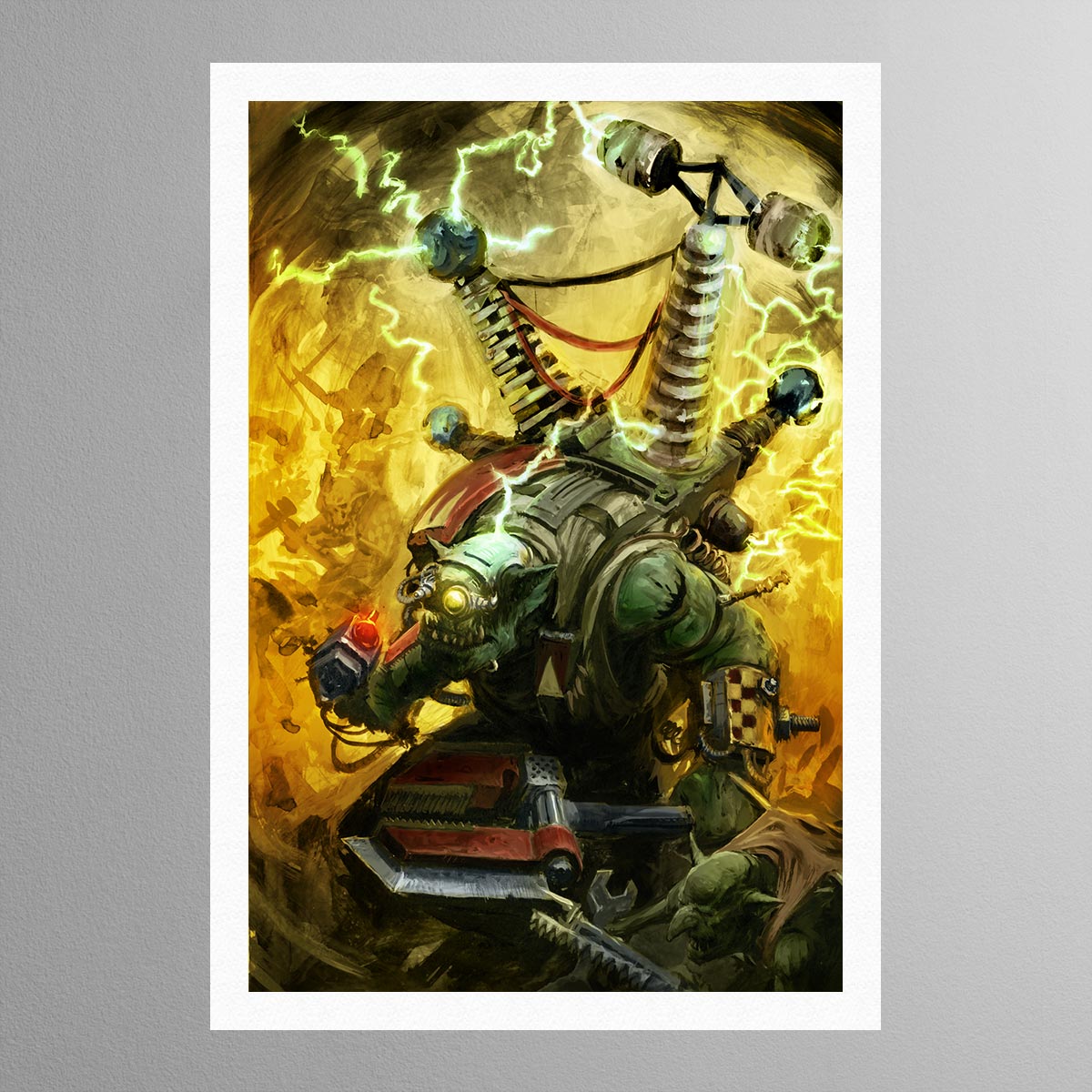 Ork Mekboy Art Print – Warhammer 40K Collectible – Warhammer Art