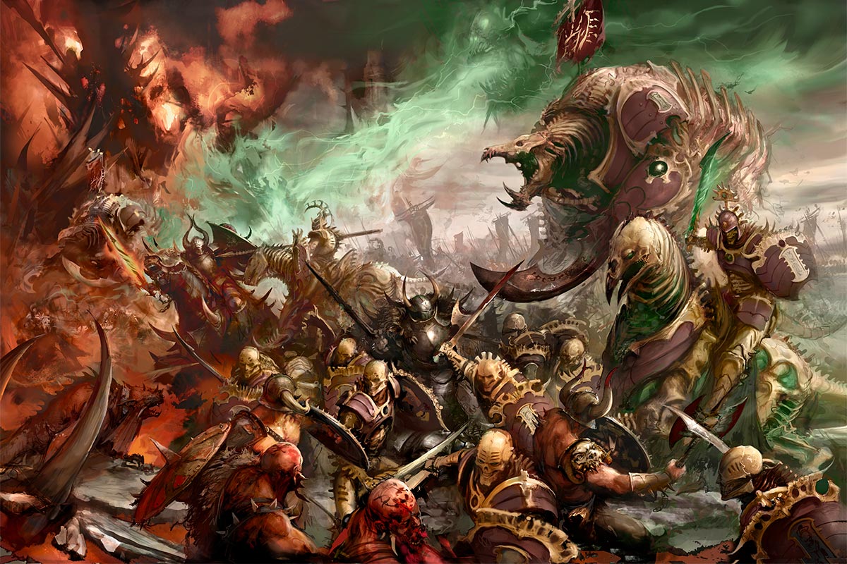 Ossiarch Bonereapers Art Print – Age of Sigmar Collectible – Warhammer ...
