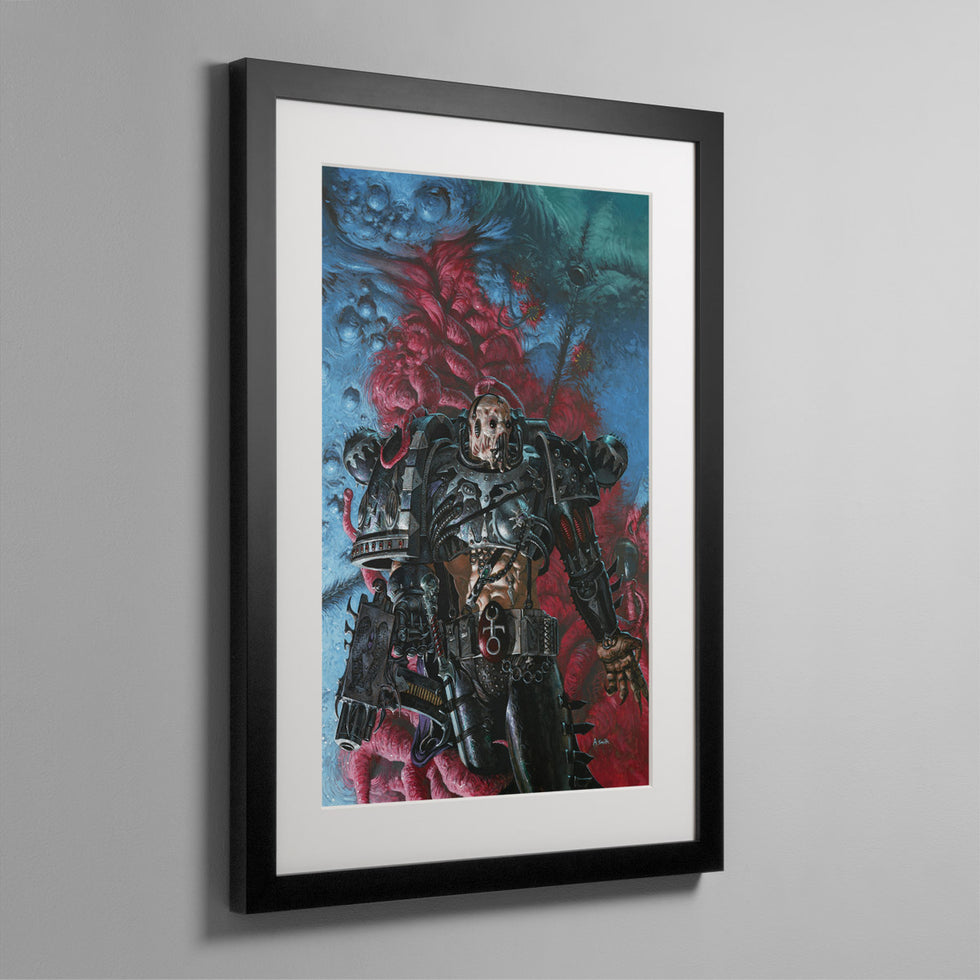A Slaaneshi Chaos Space Marine Art Print – Warhammer 40K Collectible ...
