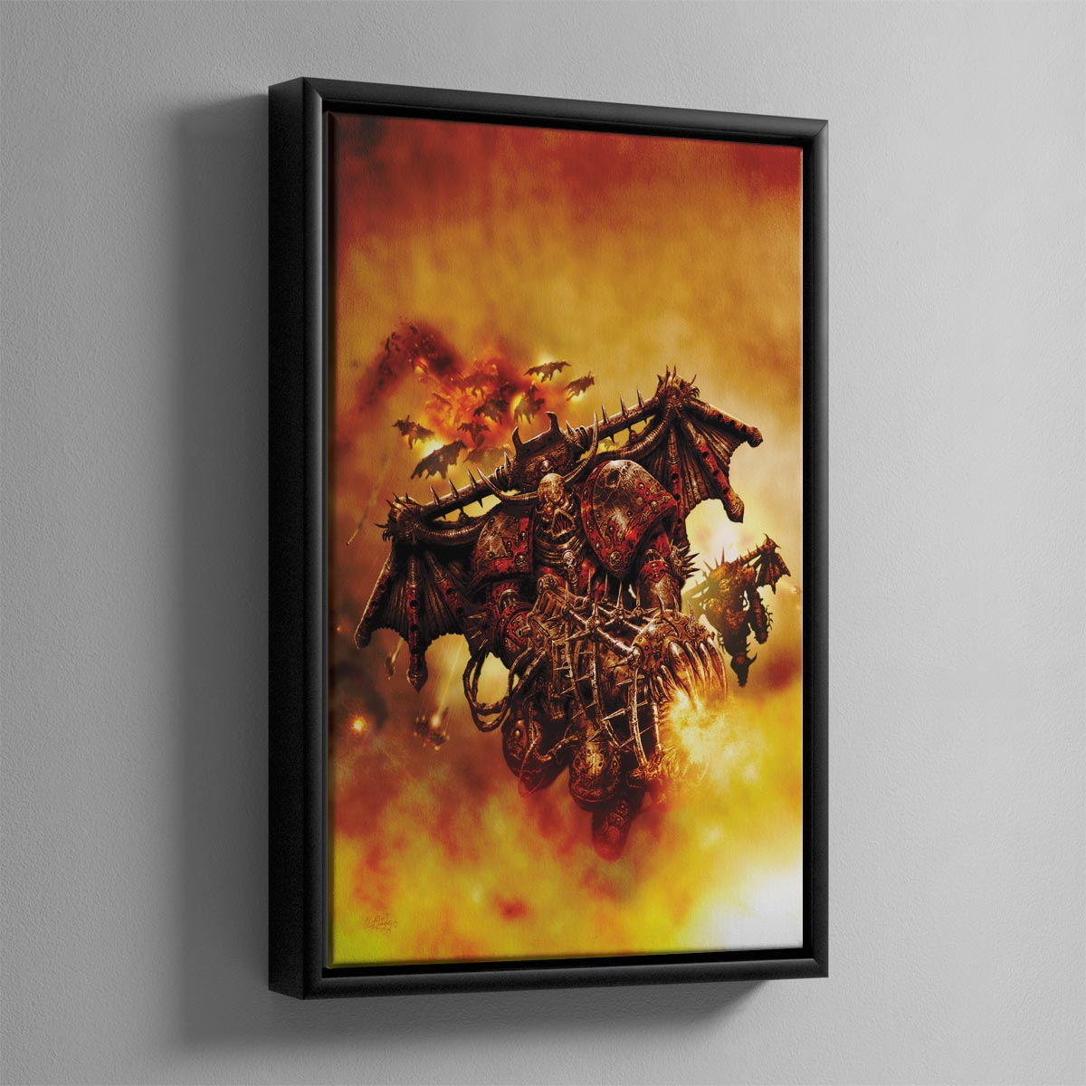 A Khornate Chaos Raptor Art Print – Warhammer 40K Collectible ...
