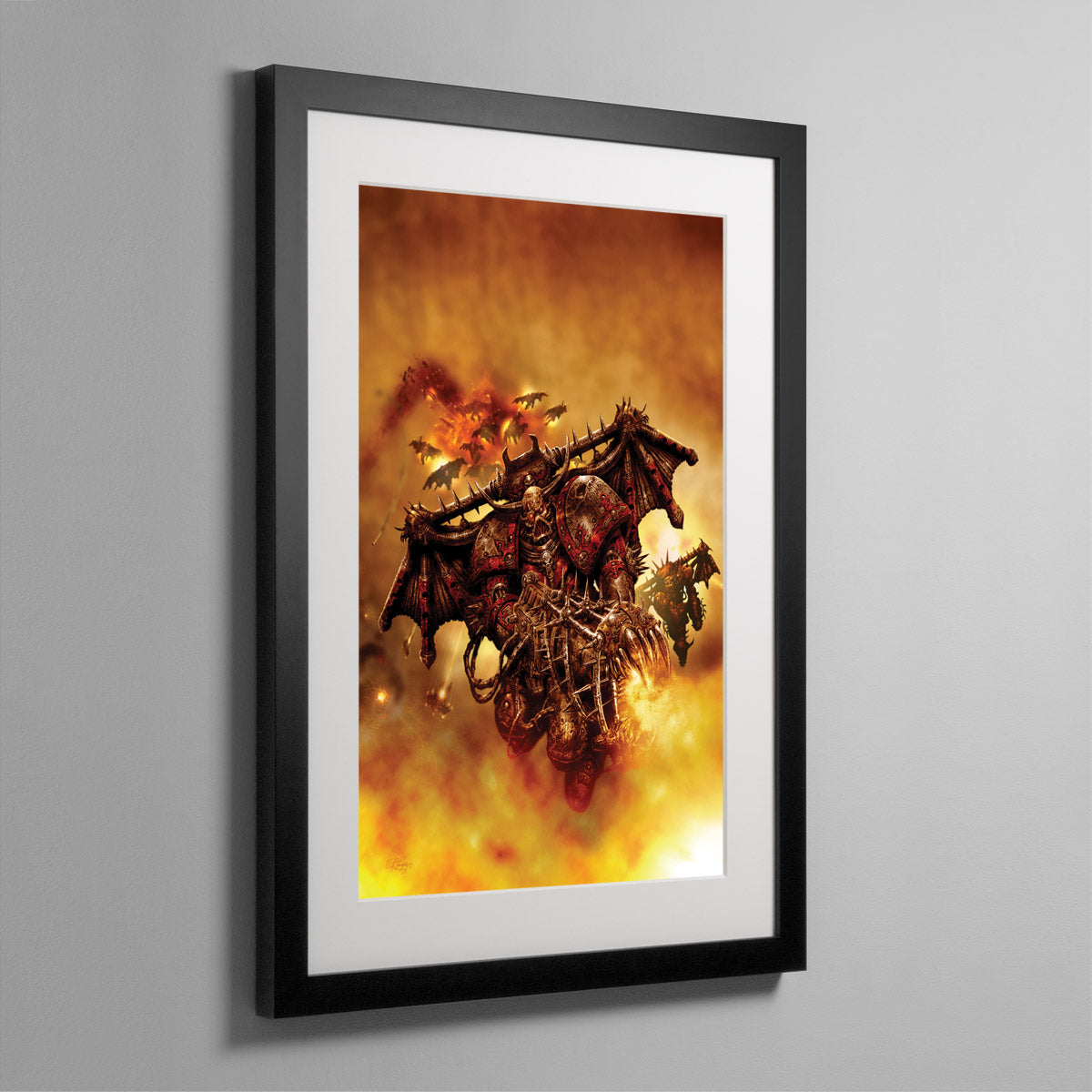 A Khornate Chaos Raptor Art Print – Warhammer 40K Collectible ...