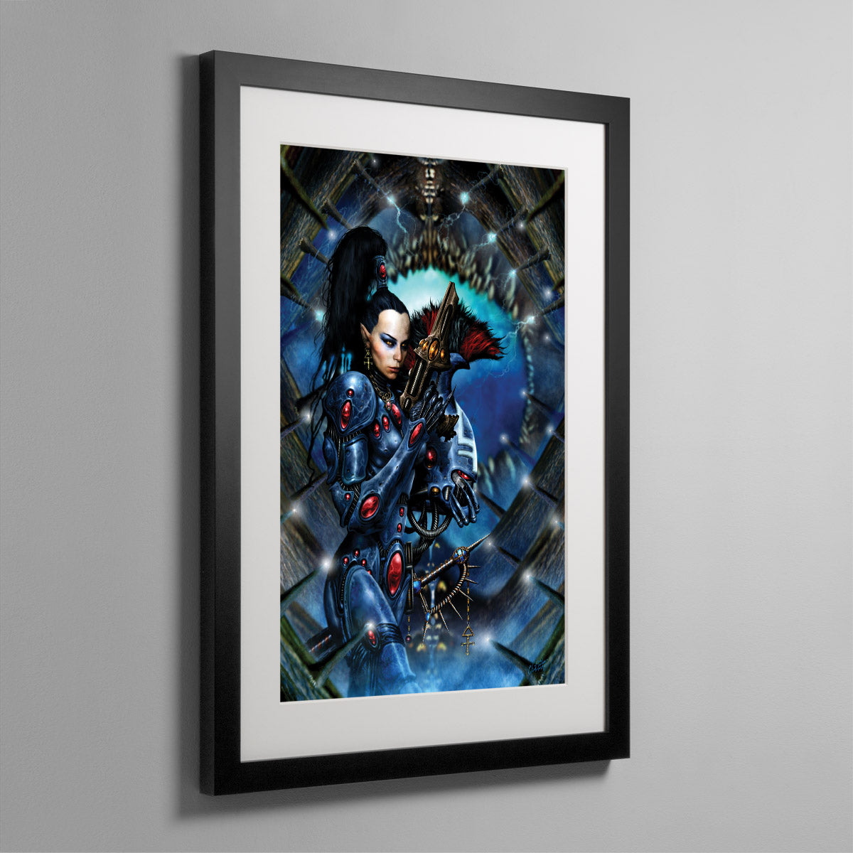 Dire Avenger Art Print – Warhammer 40K Collectible – Warhammer Art