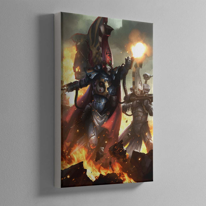 Phoenix Lord Asurmen Art Print – Warhammer 40K Collectible – Warhammer Art