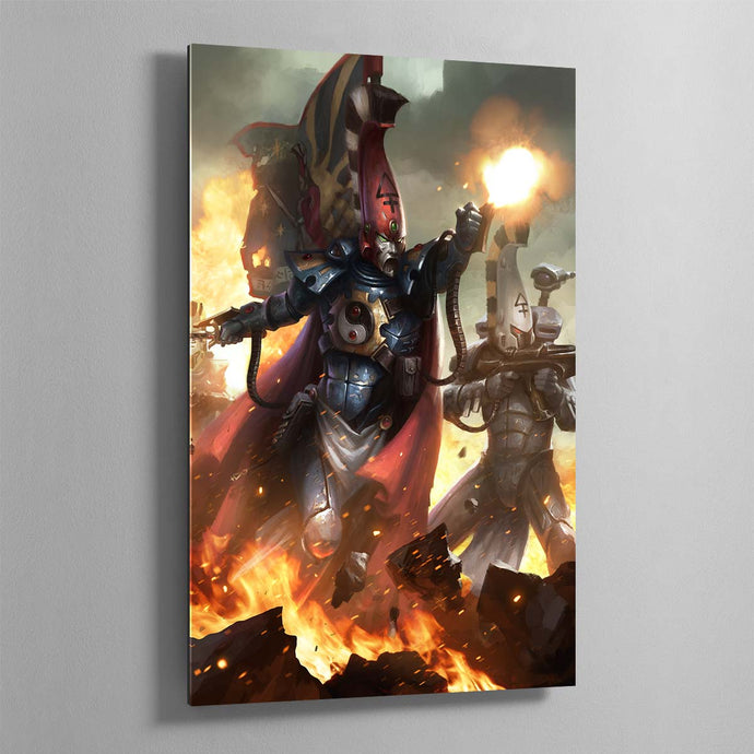 Phoenix Lord Asurmen Art Print – Warhammer 40K Collectible – Warhammer Art