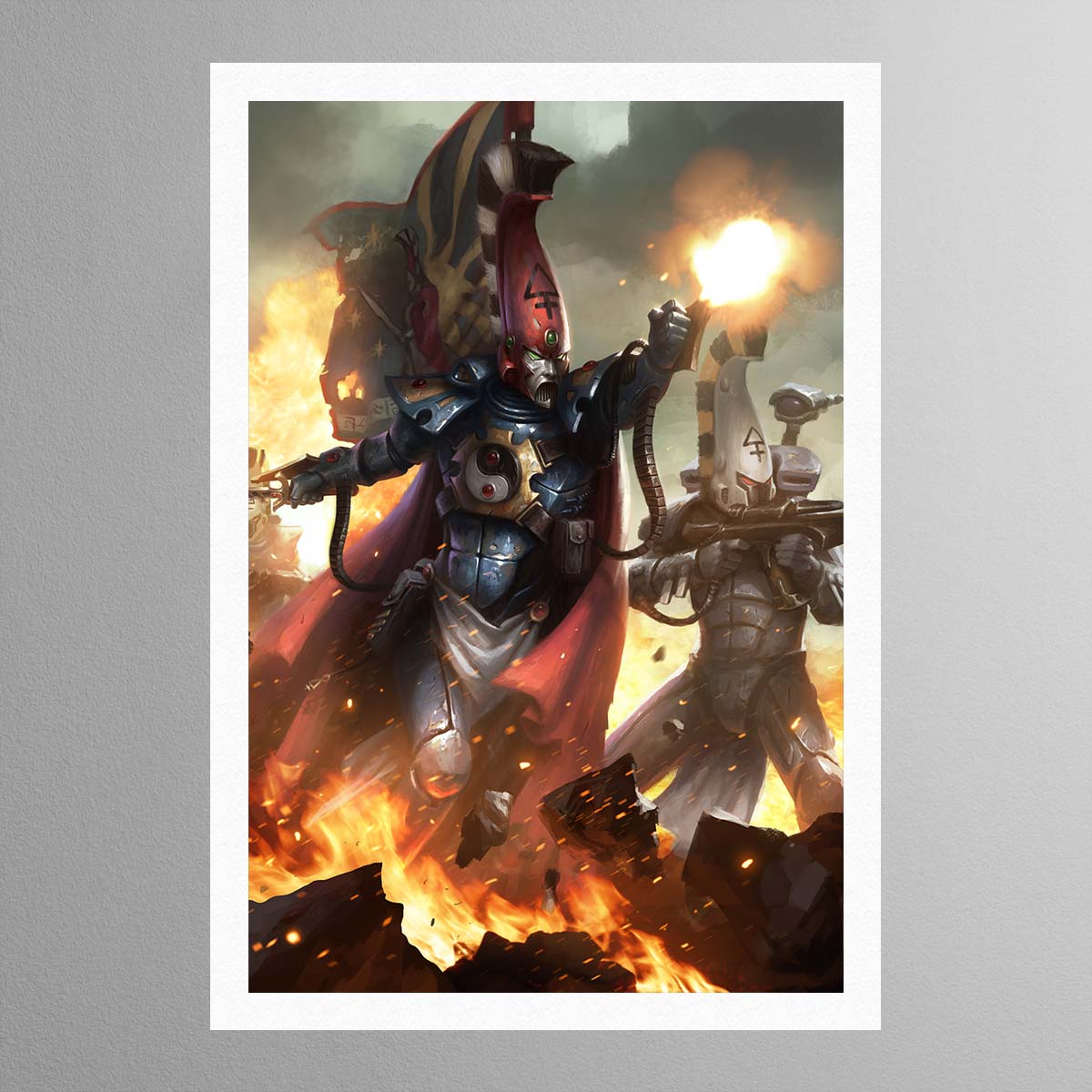 Phoenix Lord Asurmen Art Print – Warhammer 40K Collectible – Warhammer Art