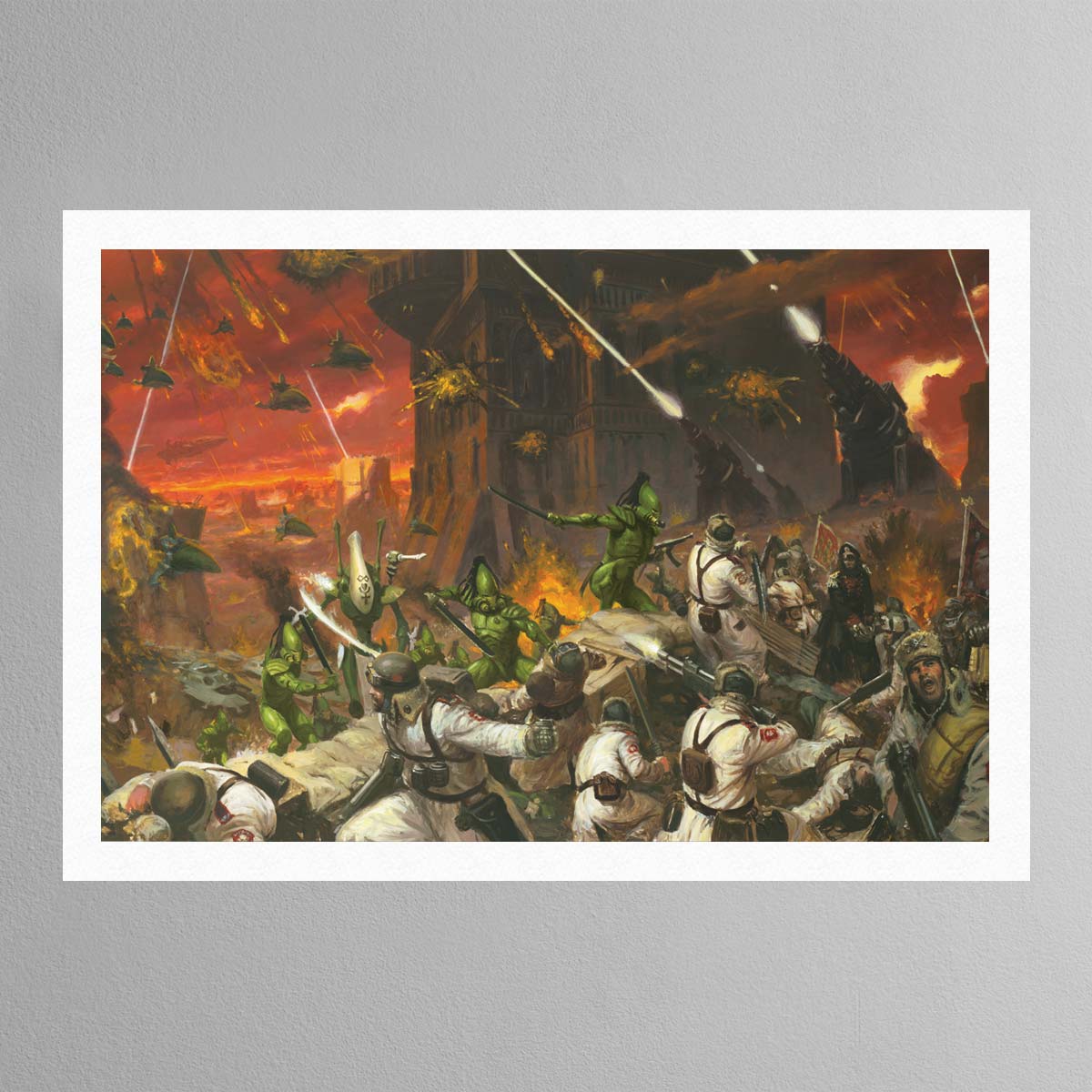 Planetstrike Art Print – Warhammer 40K Collectible – Warhammer Art