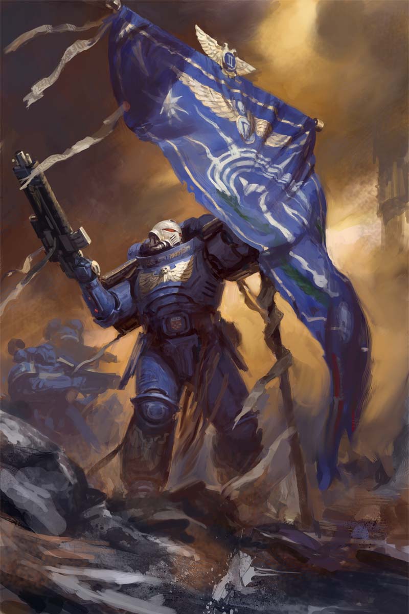 Primaris Ancient Art Print – Warhammer 40K Collectible – Warhammer Art