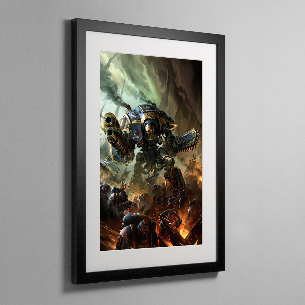 Knight Errant Art Print – Warhammer 40K Collectible – Warhammer Art
