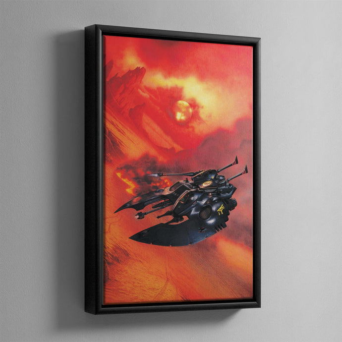 Falcon Grav Tank Art Print – Warhammer 40K Collectible – Warhammer Art
