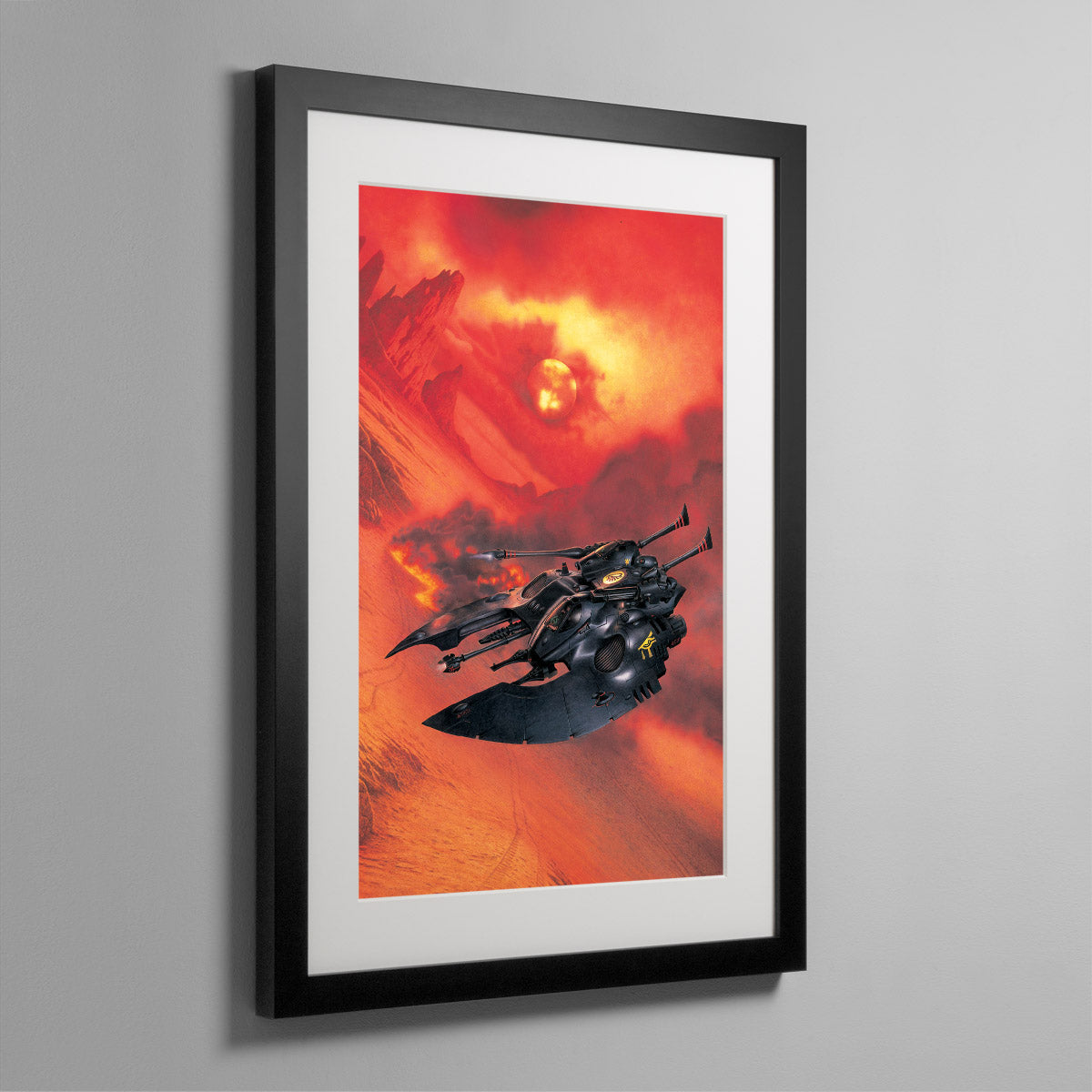 Falcon Grav Tank Art Print – Warhammer 40K Collectible – Warhammer Art