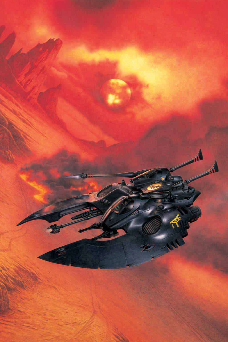 Falcon Grav Tank Art Print – Warhammer 40K Collectible – Warhammer Art