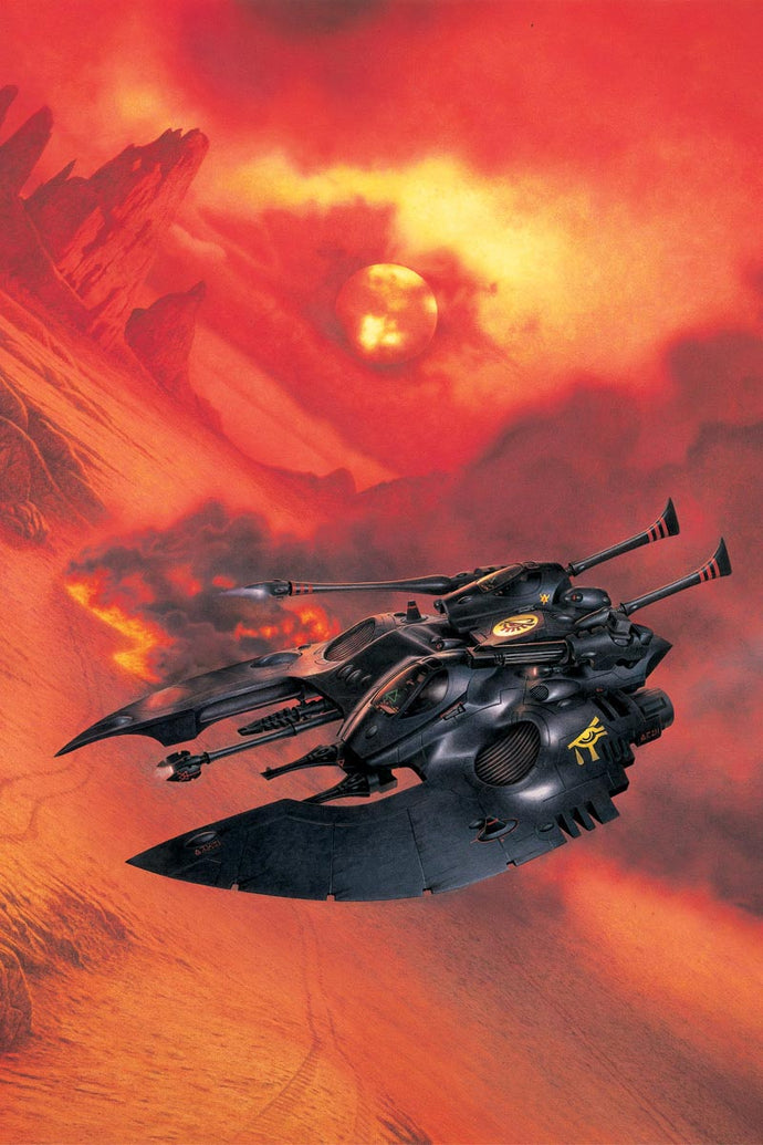 Falcon Grav Tank Art Print – Warhammer 40K Collectible – Warhammer Art