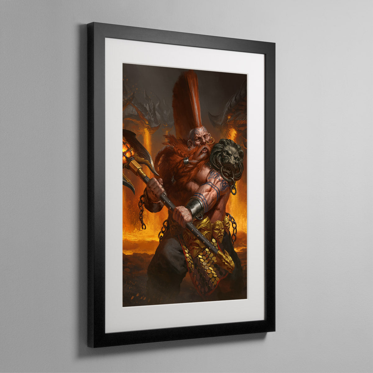 Realmslayer Art Print – Age of Sigmar Collectible – Warhammer Art