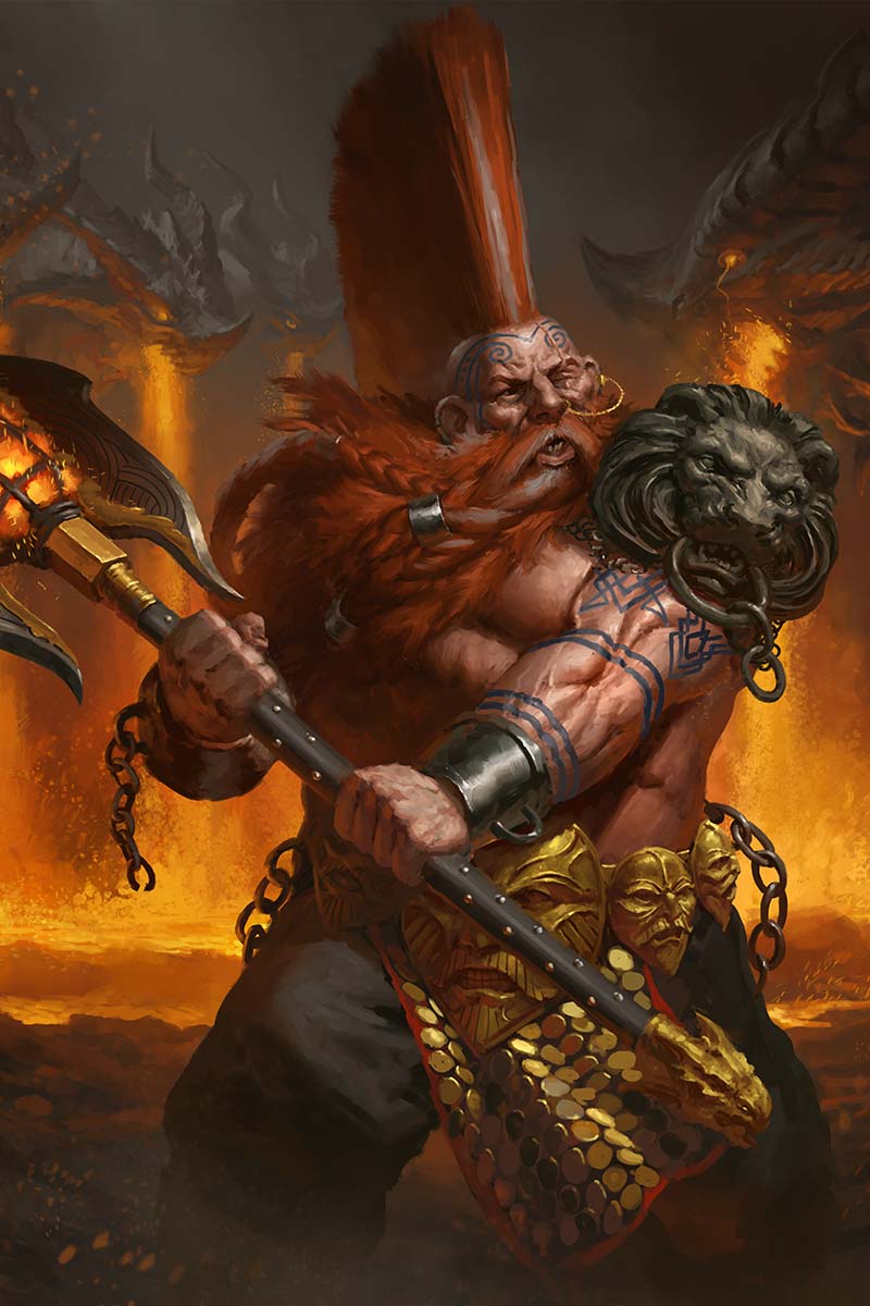 Realmslayer Art Print – Age of Sigmar Collectible – Warhammer Art