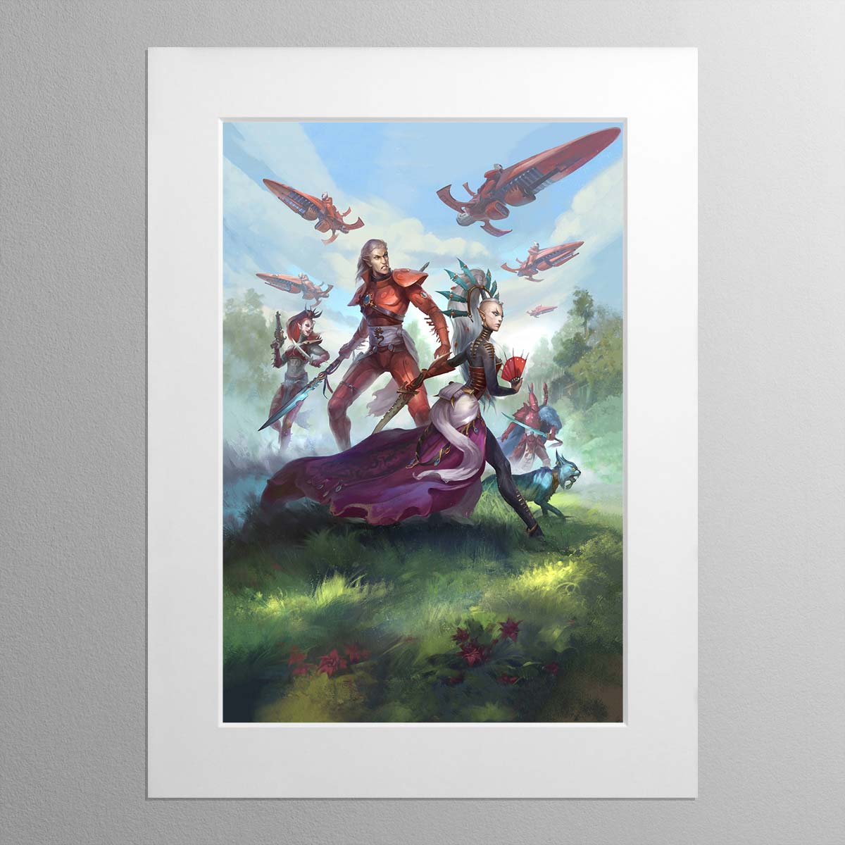 Rise of the Ynnari - Wild Rider Art Print – Warhammer 40K Collectible ...