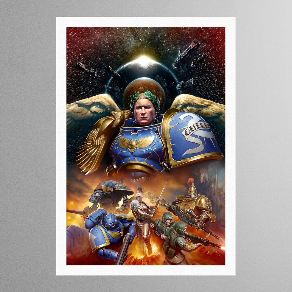 Roboute Guilliman, Primarch of the Ultramarines - Warhammer Art