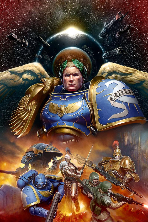 Roboute Guilliman, Primarch of the Ultramarines Art Print – Warhammer ...
