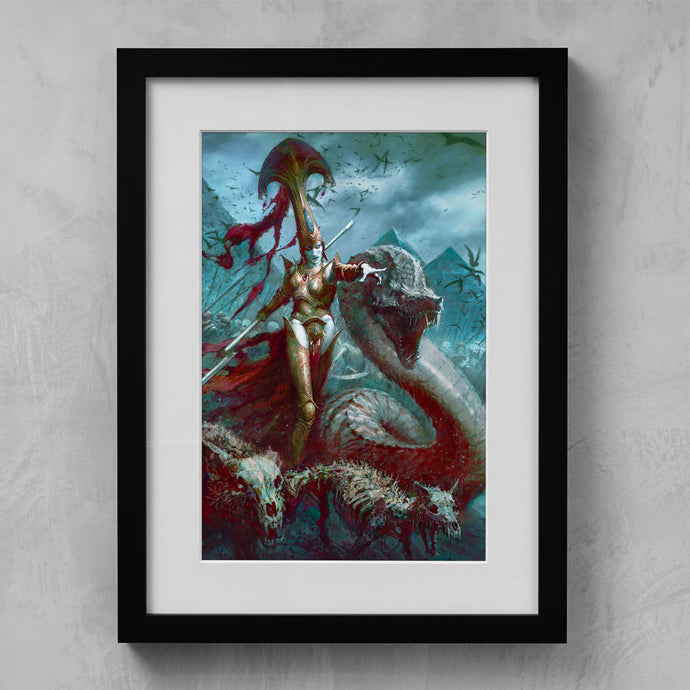 SEKHAR FANG OF NULAHMIA – Warhammer Art