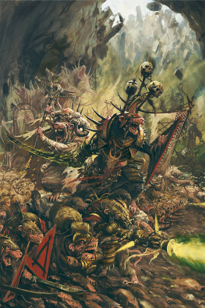 Skaven Cover Art Art Print – Age of Sigmar Collectible – Warhammer Art