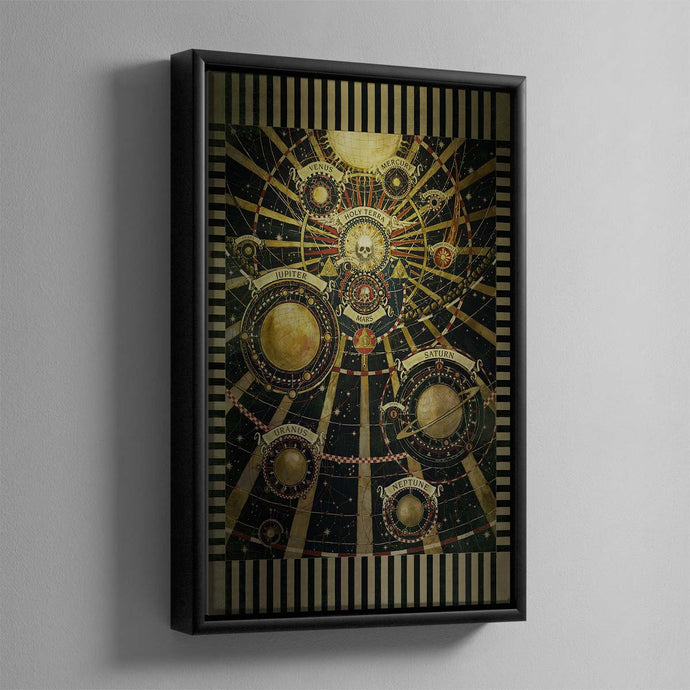 Sol System Map Art Print – Warhammer 40K Collectible – Warhammer Art