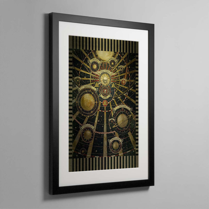 Sol System Map - Warhammer Art