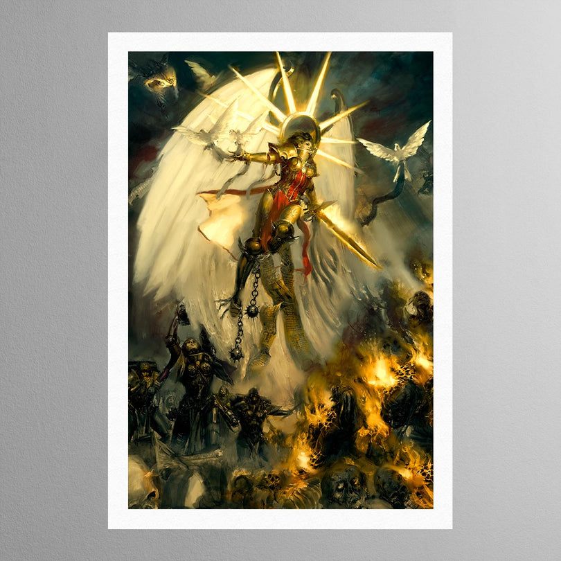 Saint Celestine Art Print – Warhammer 40K Collectible – Warhammer Art