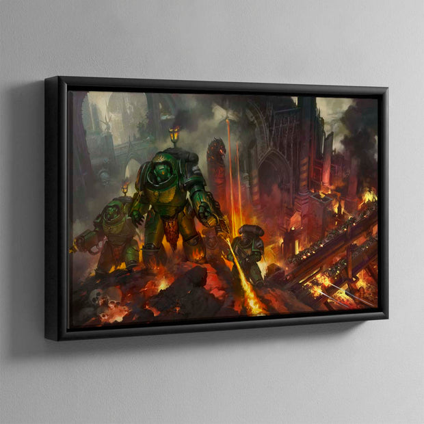 Salamanders Art Print – Warhammer 40K Collectible – Warhammer Art