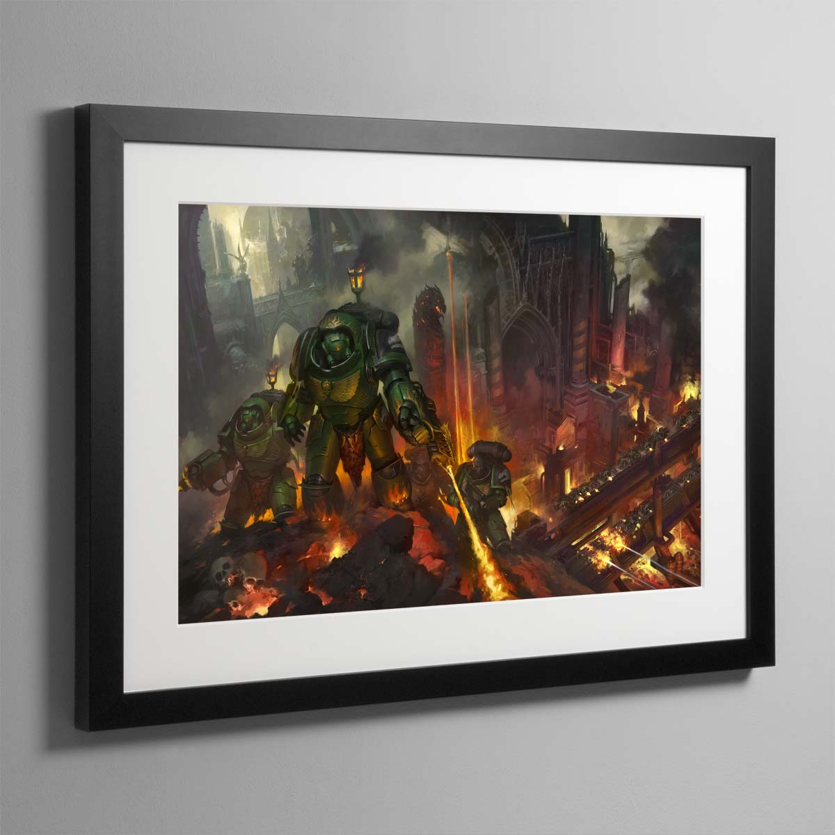 Salamanders - Warhammer Art
