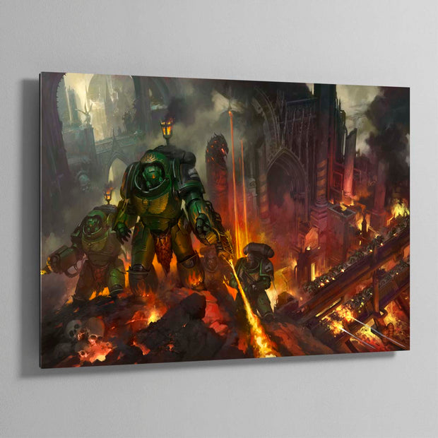 Salamanders - Warhammer Art